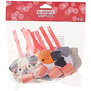 Creative Converting Dog Party Noise Maker, 1x2.55x5.25inc, Multicolor