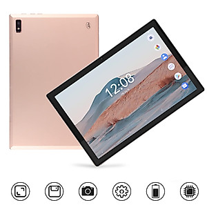 Estink 10.1 inch HD Tablet, Pink Dual Camera Tablet, Dual Sim, Callable, 3GB 64GB, 1280x800 Resolution, 5 Million Front and 13 Million Rear Pixels, for Android 8.0 Smart Operating System(US)