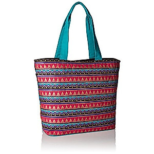 Laurel Burch (LB5230) Shoulder Tote Zipper Top 19, 1/2-Inch by 6, 3/4-Inch by 15-Inch, Fantasticats