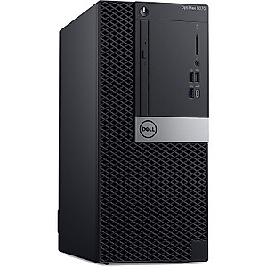 Dell OptiPlex 5070 Tower Intel Core i7-9700 4.7GHz Turbo 64GB RAM 500GB NVMe Win 11 Pro (Renewed)