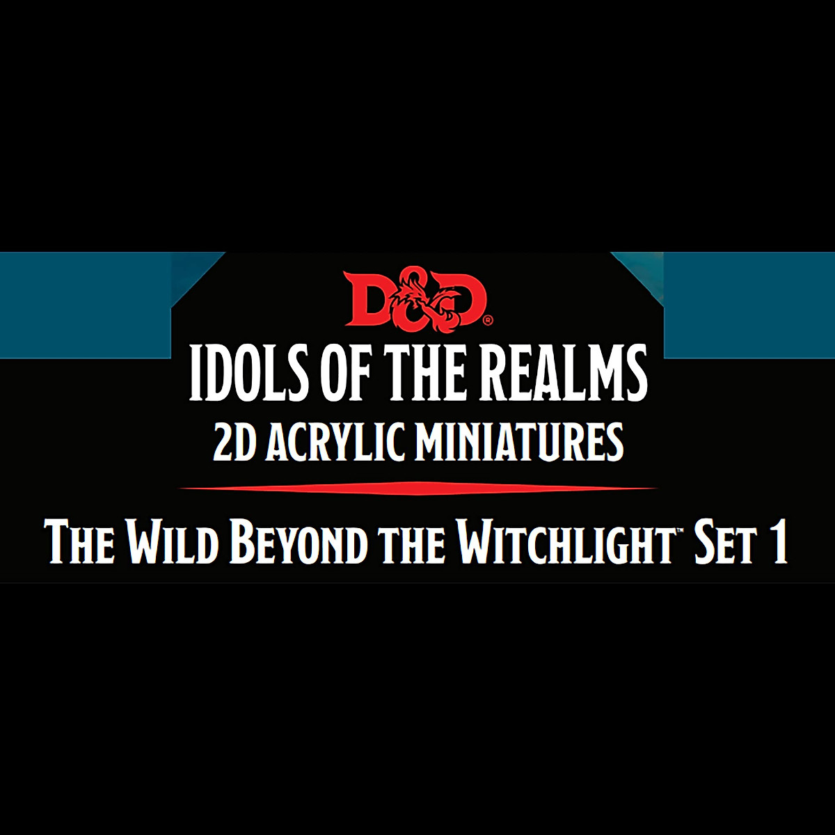 WizKids D&D Idols of The Realms: The Wild Beyond The Witchlight : 2D Set 1 -16pc Dungeons & Dragons 2D Acrylic Miniatures - RPG