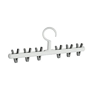 N/A Clothespin Socks Underwear Windproof Multifunctional Clip Storage Hanger Decoration Home Wardrobe Storage Travel Hanger (Color : Gray, Size