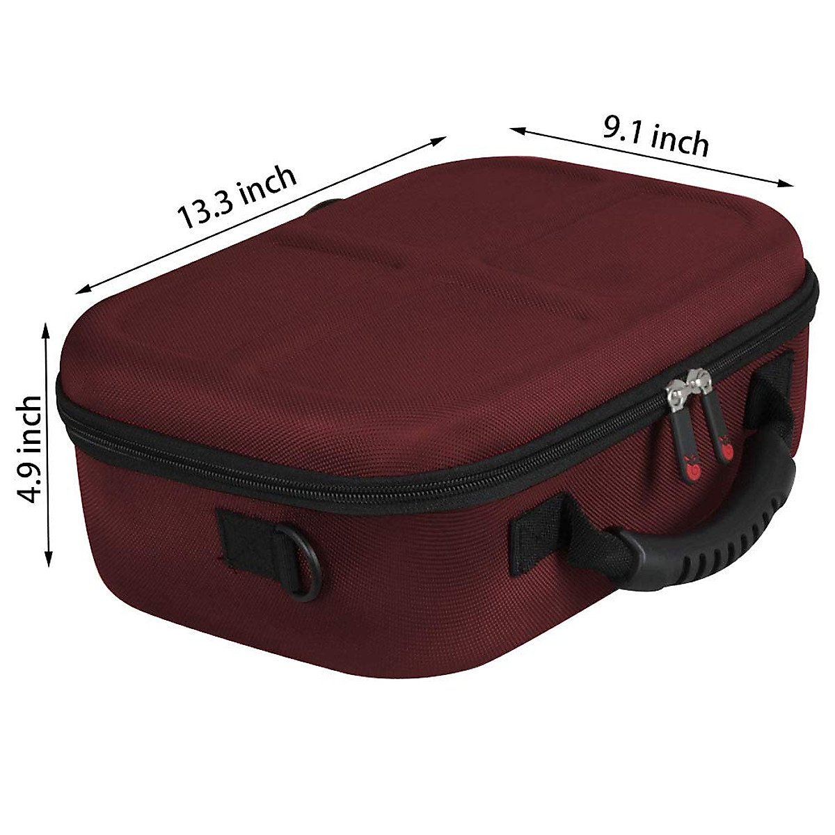 Hermitshell Hard EVA Travel Case for Oculus Quest 2 & Quest VR Gaming Headset (Red)