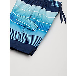 Kanu Surf boys Avalon Quick Dry Upf 50+ Beach Swim Trunks, Echelon Navy, 10 12 US