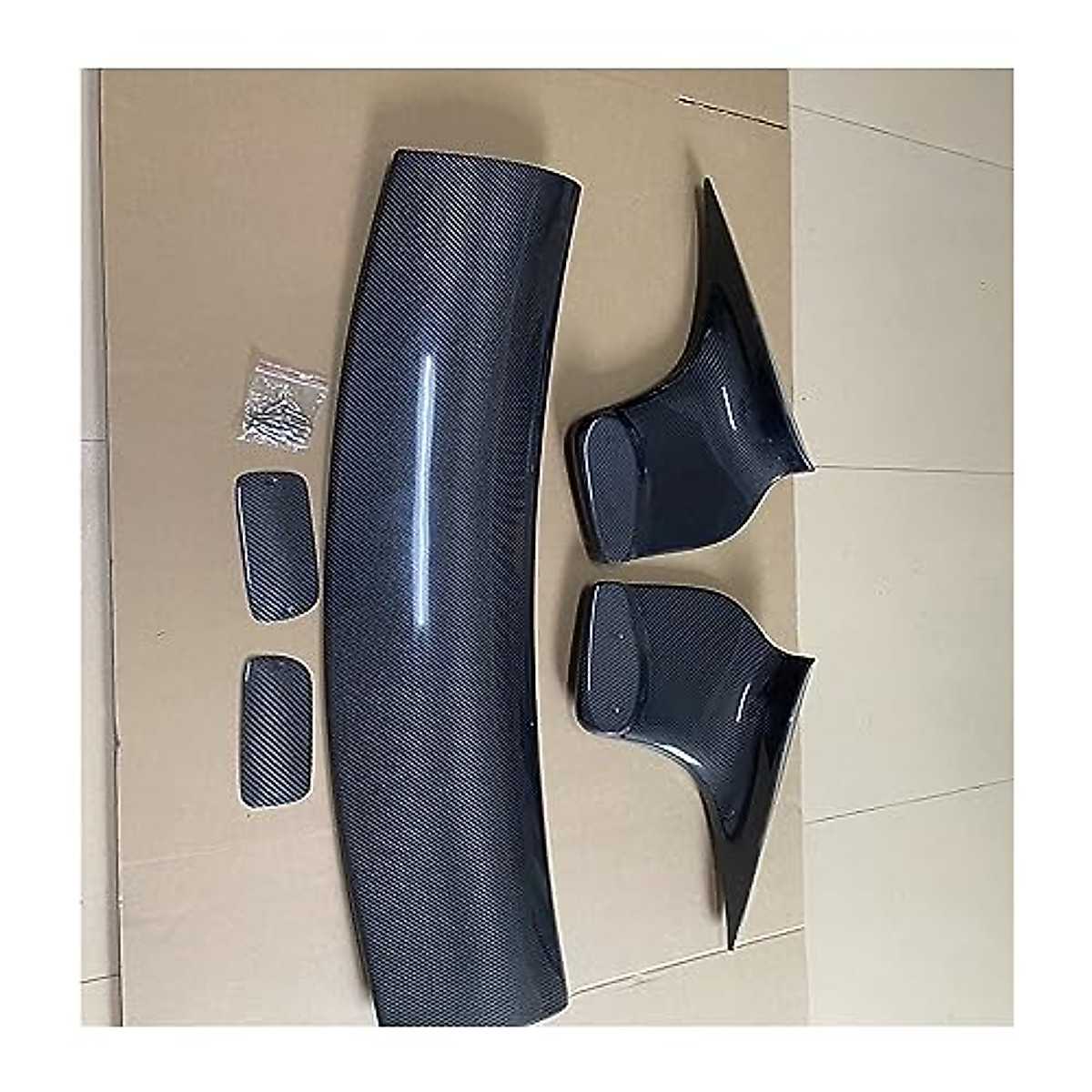 Quality Carbon Fiber Rear Roof Spoiler Wing Trunk Lip Boot Cover Car Styling ，Compatible for Toyota Supra MK4 JZA80 (Color : FRP)