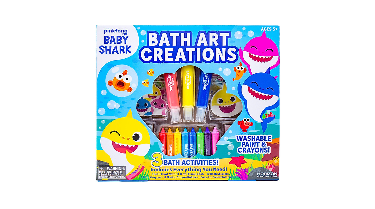 Engaging Baby Shark Bath Art Play Set for Creative Kids