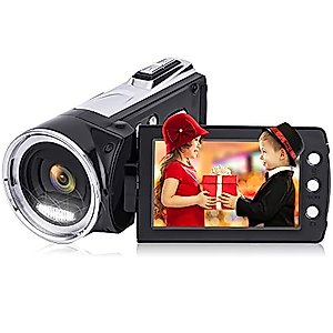 Vmotal Video Camera Camcorders 24 MP Digital Camera Video Recorder FHD 1080P 30FPS 2.7 Inch Vlogging Camera YouTube TikTok Camcorder for Kids Children Student Teenager Beginner