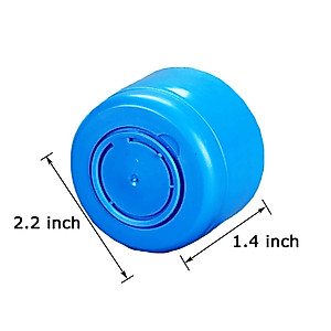 Zddaoole 30 Pack Non Spill Caps,Reusable 55mm 3 and 5 Gallon Water Bottle Snap On Cap,Replacement Non-Spill Anti Splash Water Jug Caps