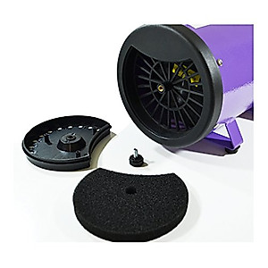 Flying Pig High Velocity Dog Pet Grooming Dryer w/Heater (Model: Flying One, Purple)