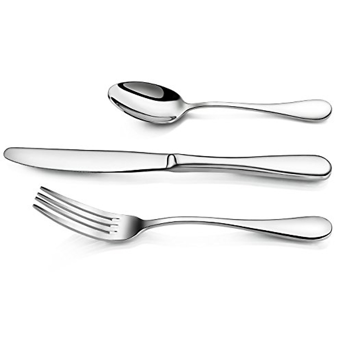 Artaste 59380 Rain 18/10 Stainless Steel Flatware 36-Piece set, Service of 12