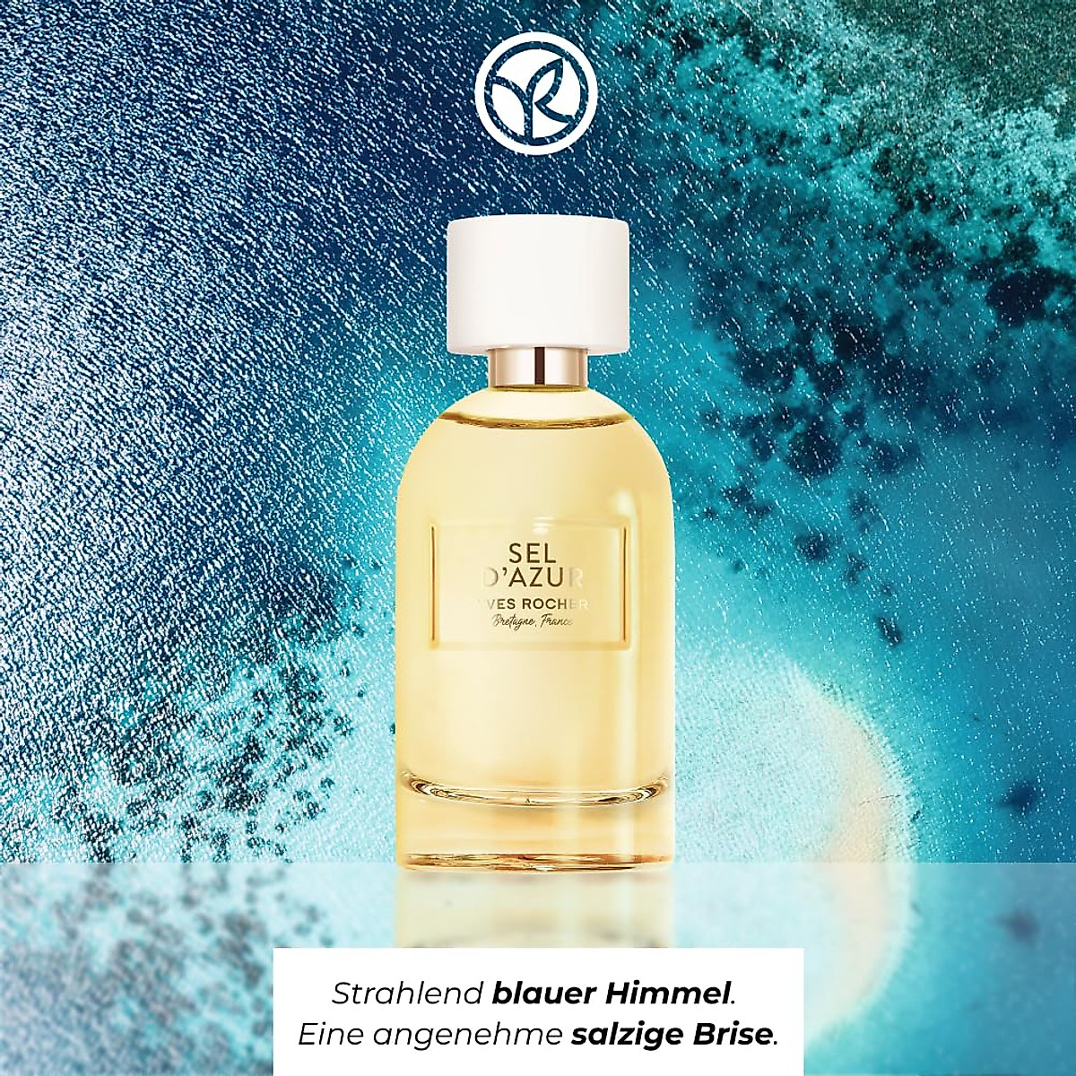 Yves Rocher Sel d'Azur Eau de Parfum, Women’s Citrusy Scent Reminiscent of Blue Skies and the Sea, 1.01 fl. oz