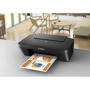 Canon PIXMA MG Series All-in-One Color Inkjet Printer, 3-in-1 Print, Scan, and Copy or Home Business Office, Auto Scan Mode, Bonus Set of NeeGo Ink and 6 Ft NeeGo Printer Cable