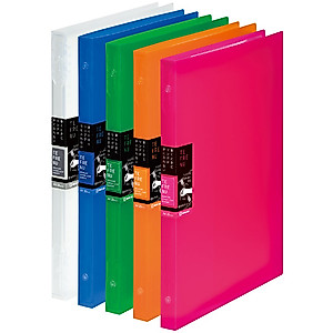 KING JIM TEFRENU 487TTE Toe Binder, Notebook, A4, Transparent