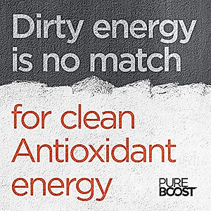 Pureboost Clean Energy Drink Mix + Immune System Support. Sugar-Free Energy with B12, Multivitamins, Antioxidants, Electrolytes (Citrus Sunrise, 30 Count)
