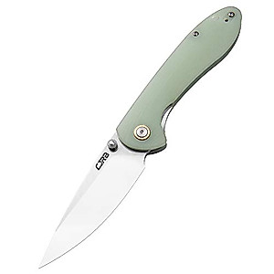 CJRB Small Feldspar Green Bundled with Ria Blue Great EDC Knife Companion