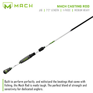 Lew's Mach 7'2"-1 Medium Heavy IM7 Jigging Casting Rod