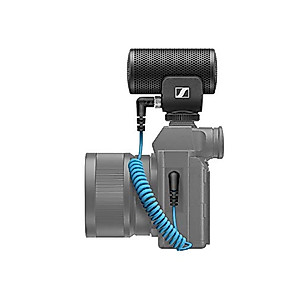 Sennheiser Professional MKE 200 Directional On-Camera Microphone with 3.5mm TRS and TRRS Connectors for DSLR, Mirrorless & Mobile,Auxiliary