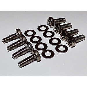 (8) - M4x12mm Regular Length Bolts for TVs & Monitors 29" or Smaller • Wall Mount Bracket to TV • VESA 75x75, 100x100 or 100x200 • Stainless