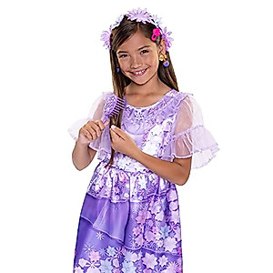 Disney Encanto Madrigal Sisters Dress Up Trunk, Mirabel & Isabela Fashion Dresses Fit Sizes 4-6x [Amazon Exclusive]