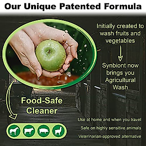 SYNBIONT AGRICULTURAL WASH Ag Wash: 32 .oz Concentrate Horse Shampoo pet Supplies Dog Shampoo Horse tack wash