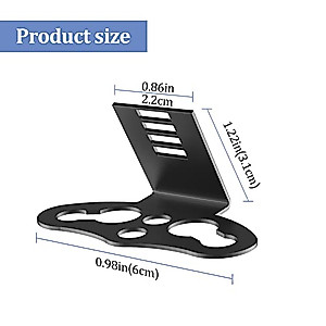 Plozoe Radar Detector Mount,Windshield and Dashboard Radar Holder,Suction Cup Radar Detector Mount,Compatible with Cobra RAD 480i Radar Detector Mount etc. (0.86)