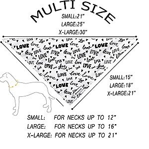 Realeaf Wedding Dog Bandanas 2 Pack, Engagement Dog Scarf for Boy and Girl, Premium Durable Fabric, Bandana for Small Medium Large and Extra Large Dogs (X-Large)