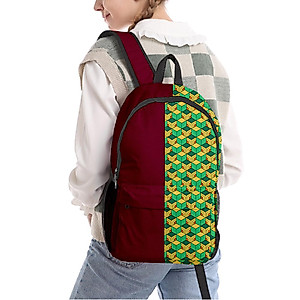 Noyiban Demon_Slayer Backpack Anime Cosplay Backpack Large Capacity Shoulder Backpack for Men Women
