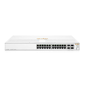 Aruba a Hewlett Packard Enterprise company HPE Networking Instant On Switch Series 1930 24-Port Gb Smart-Managed Layer 2+ Ethernet Switch | 24x 1G | 4X SFP+ | US Cord (JL682A#ABA)