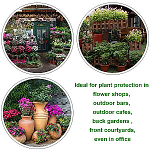 Blue_Stone Plant Covers Frost Protection Bag Winter Reusable Plants Jacket with 3 Style 3 Pack 23" x 31" 2 Pack 39" x 39" 1 Pack 70" x 63" (2 Pcs 39" x 39")