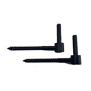 Stainless Steel 4" Lag Pintle (1 Pair)