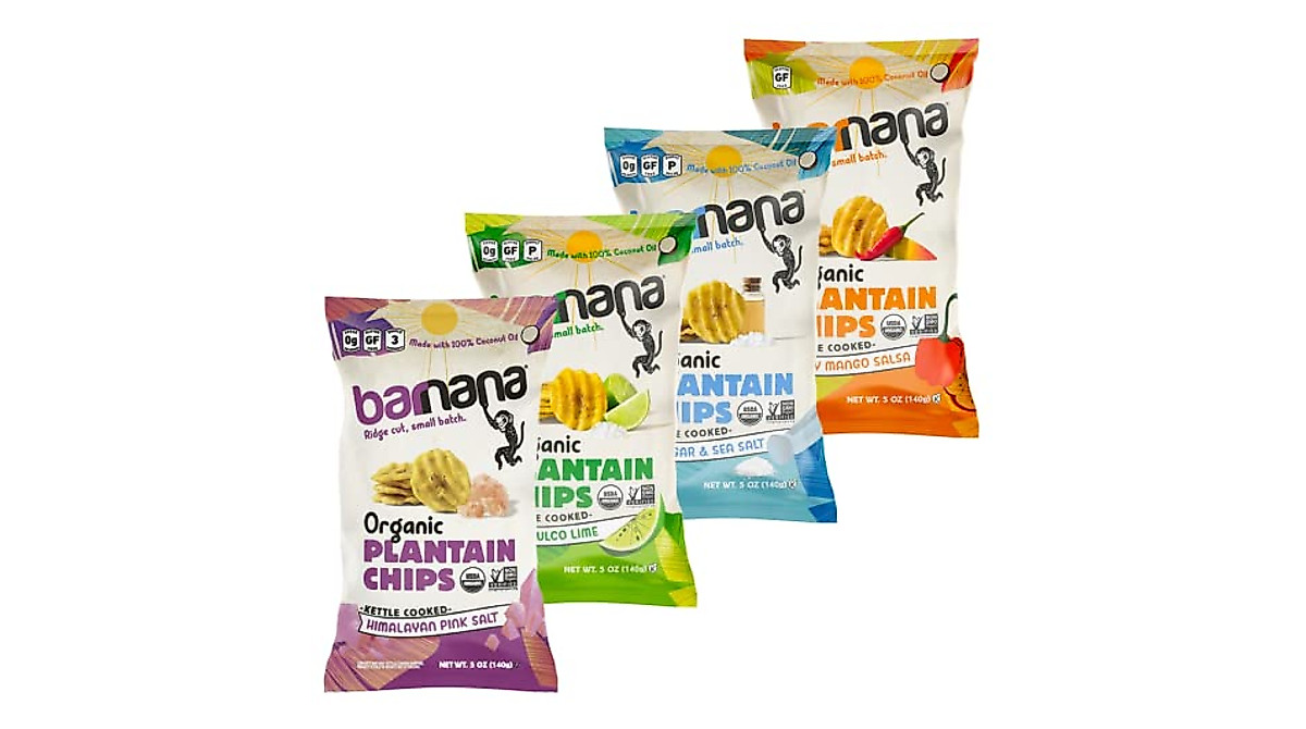 Barnana Organic Plantain Chips - Crunchy & Flavorful Snack