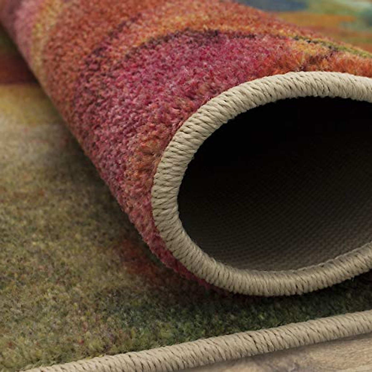 Mohawk Home Blurred Blossoms Area Rug, 5' X 8', Multicolor