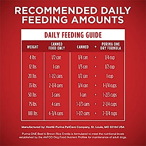 Purina ONE Classic Ground Beef and Brown Rice Entree Adult Wet Dog Food - (12) 13 oz. Cans