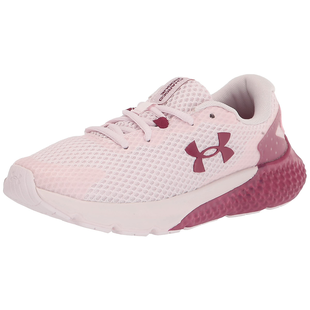 Under Armour Women's Charged Rogue 3, Pink Note/Wildflower, 10 Medium US