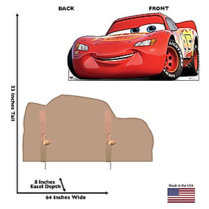 Advanced Graphics Lightning McQueen Life Size Cardboard Cutout Standup - Disney Pixar's Cars 3 (2017 Film)