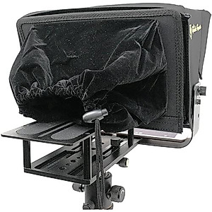 Glide Gear TMP100 Adjustable iPad/ Tablet/ Smartphone Teleprompter Beam Splitter 70/30 Glass w/ Carry Case No Plastic All Metal / No Assembly Required