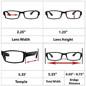 TruVision Readers - 9501HP - 4 pk - Black 2.50