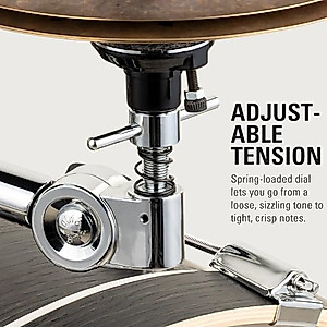 Meinl Cymbals X-Hat Cymbal Stand Arm for Auxiliary Hihats or Stacks with Clutch and Adjustable Tension, Chrome Plated Steel, 2-Year Warranty (MXH)