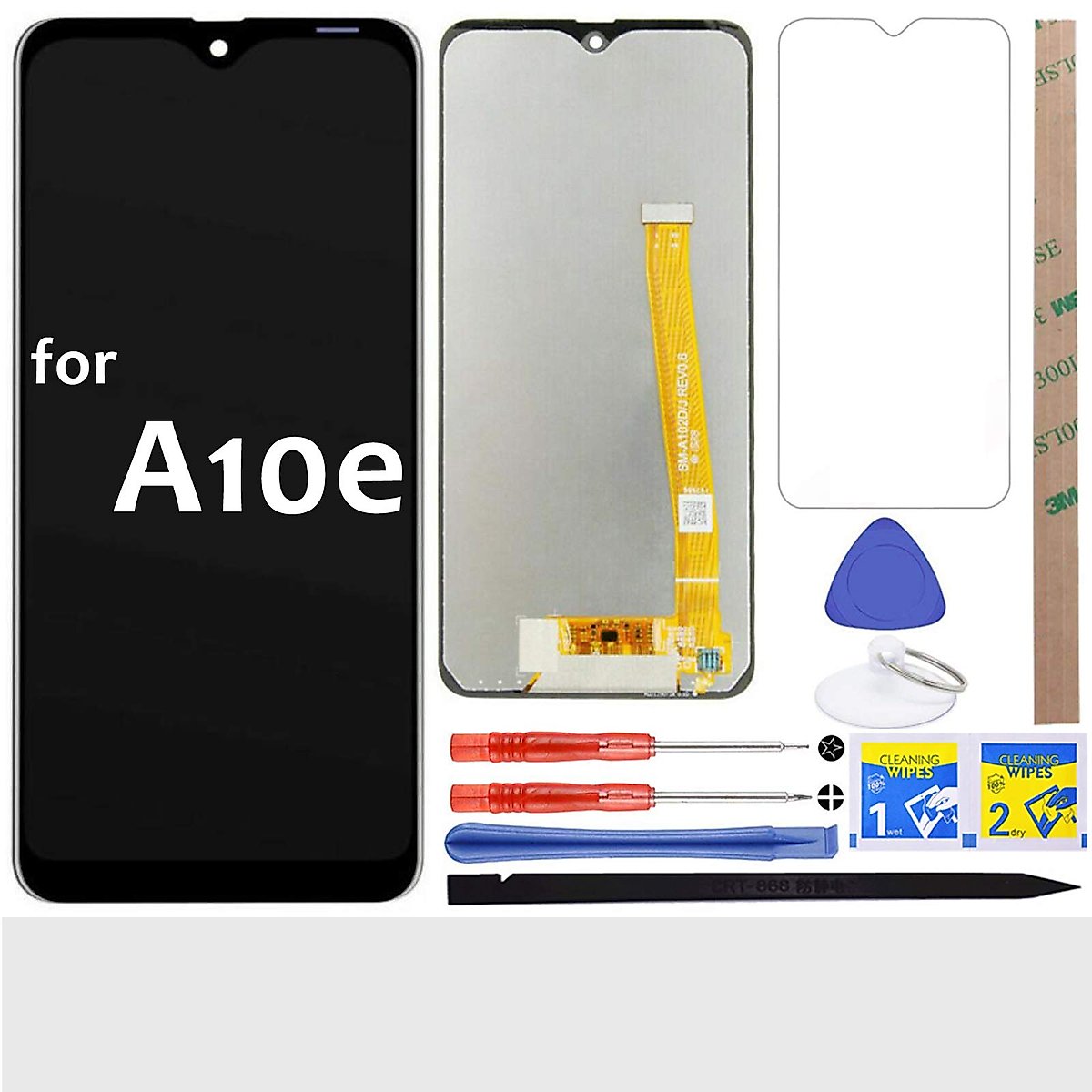 for A10e LCD Screen Replacement Touch Digitizer Display for Samsung Galaxy A10e 2019 A102 SM-A102U SM-S102DL SM-A102U1 SM-A102W 5.83"(5.83 inch-Black)