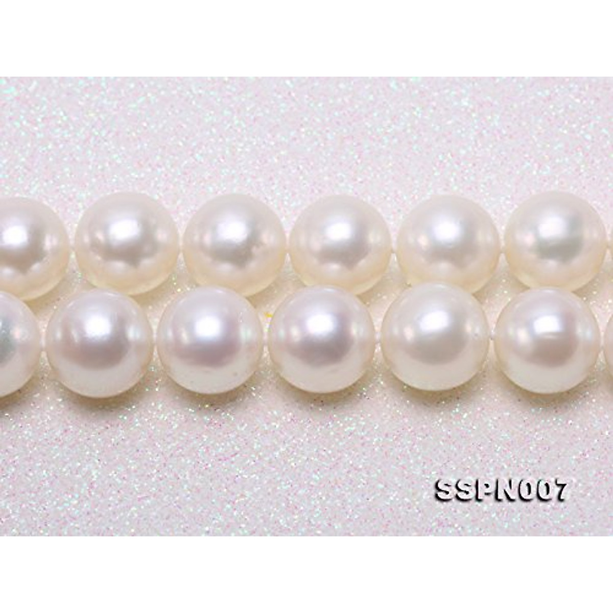 JYX Pearl Necklace 12-14mm White South Sea Pearl Necklace AAAA Round Women Sea Water Pearl Necklace 18"