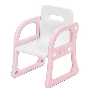 Walnut New 52cm * 67cm * 68cm Plastic Children's Table and Chair Drawing Board Set with Shooting Ring 1 Table and 1 Chair (Color : D)