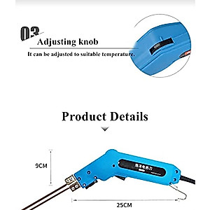 110V Electric Hot Foam Cutter Knife Grooving Wire Styrofoam Engraving Tool Kit Blade Slotting Board DIY Sculpture (Full set)