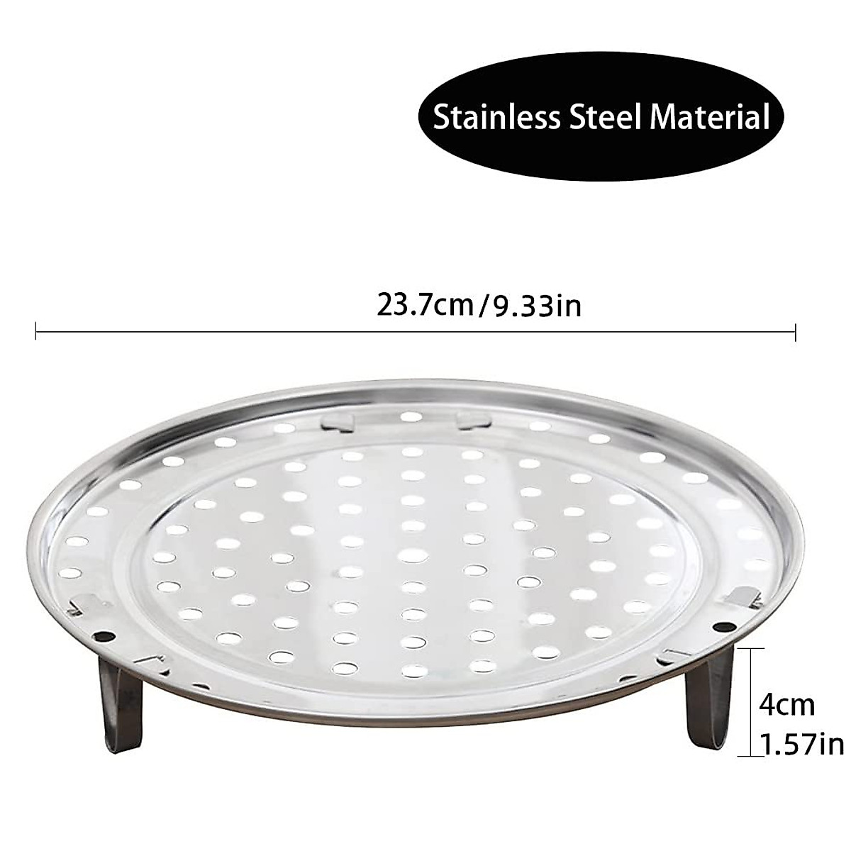 Steamer Rack Metal Steaming Rack Tray Stand Steamer Basket Pots Steaming Stand for Home Kitchen Cooking