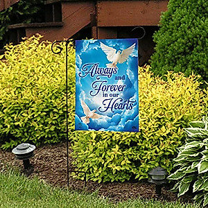 Briarwood Lane Always and Forever Doves Bereavement Garden Flag Religious Inspirational 12.5" x 18"