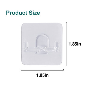 Steon Razor Holder for Shower, Adhesive Shower Razor Holder Removable and Reusable Waterproof Shaver Holder Hanger Hooks for Bathroom Kitchen to Organize Loofah Towel Robe Plug Coat (4 Pack)