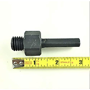 Toolocity cbadptr_0038 Adapter For Core Bits-5/8"-11 To 3/8" Triangle Shank, Black