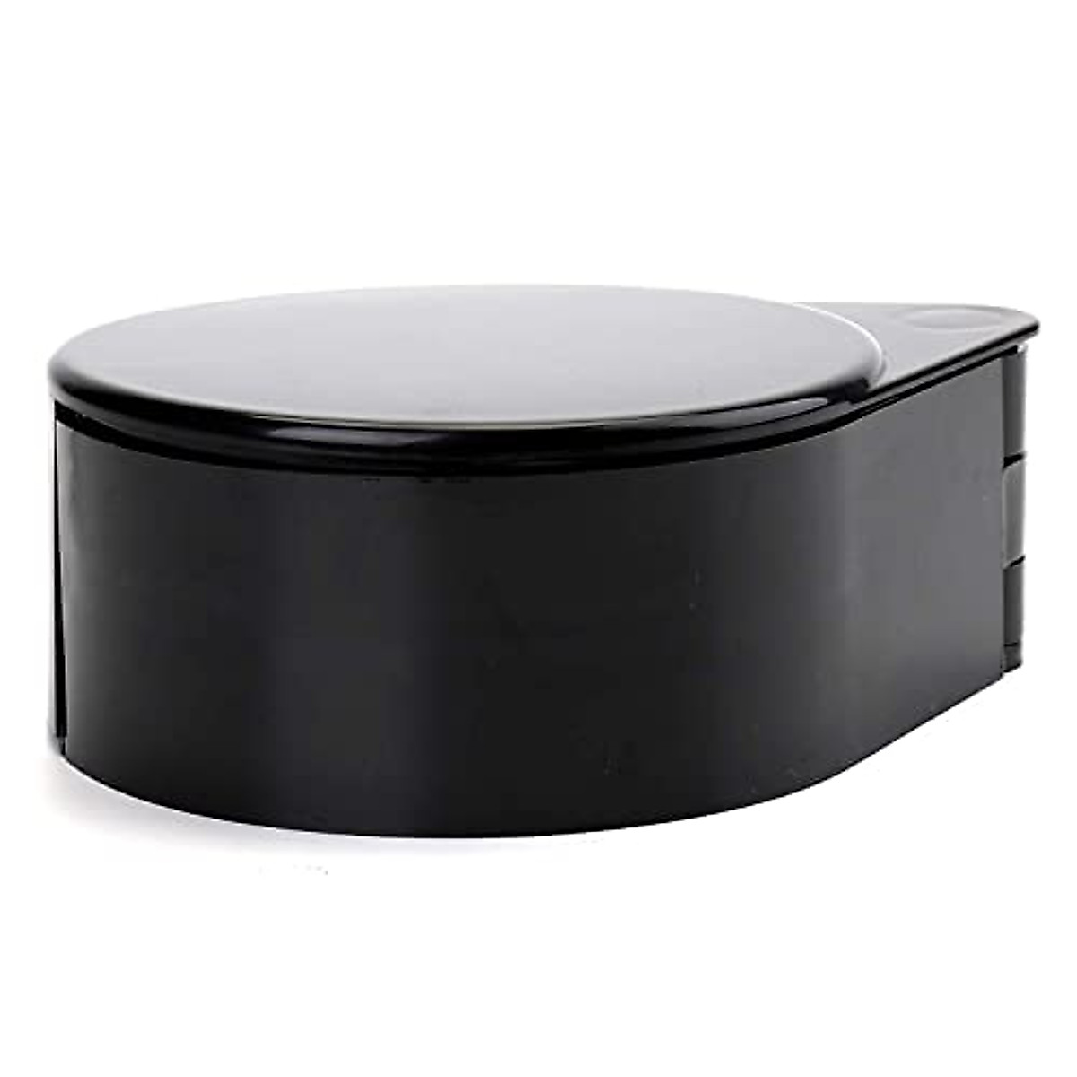 Suwimut 2 Pack 3 Tier Bar Glass Rimmer Bartender Tool with Sponge, Black Plastic Sugar Salt Glass Rimming with 3 Swing Out Trays for Margarita and Cocktail