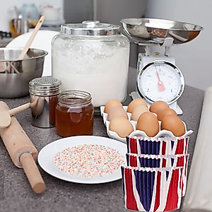 120 Pcs Union Jack Paper Cupcake Liners Coronation Cupcake Cases Baking Cups Muffin Cake Cups Great Britain Table Food Decorations for King Charles III Coronation Party Decorations, Red/White/Blue