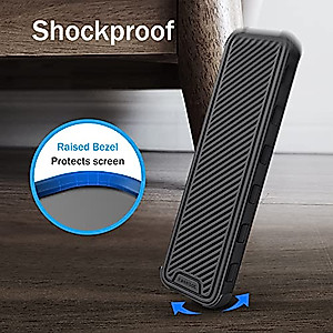 Fintie Protective Case for Apple TV Siri Remote 2021 2022 - Lightweight Anti Slip Shockproof Silicone Cover for Apple TV 4K / HD Siri Remote Controller (2nd Gen / 3rd Gen), Black