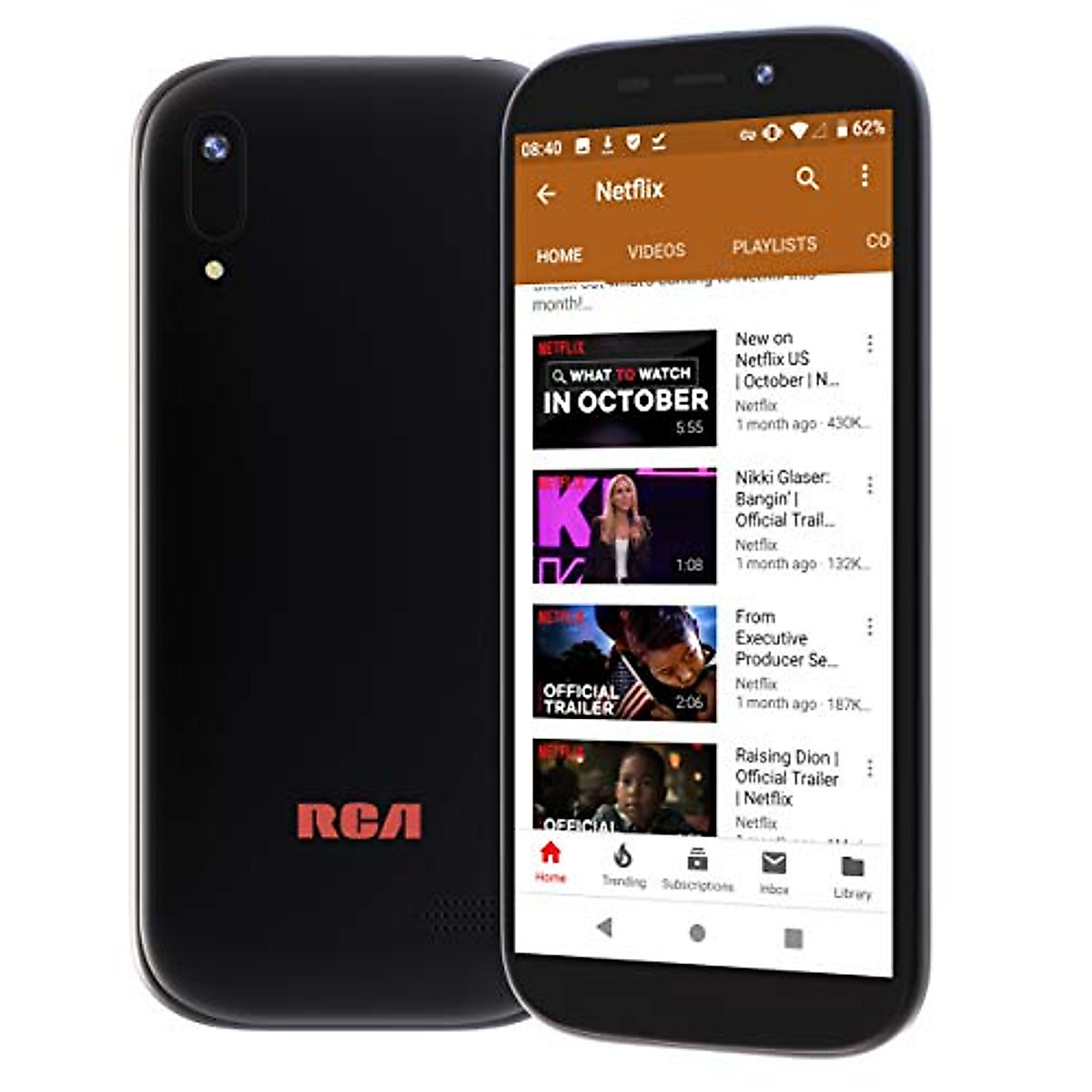RCA G2 32GB+3GB RAM, 5.5 18:9 Display, Android 9 Pie, Unlocked Phone (Black)
